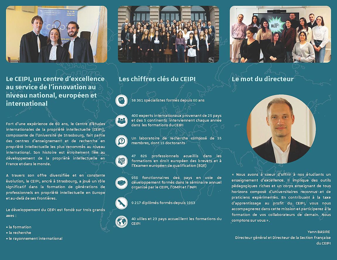 CEIPI - Center for International Intellectual Property Studies - University of Strasbourg - Home